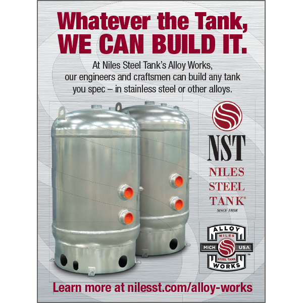 Current Advertising - Niles Steel Tank