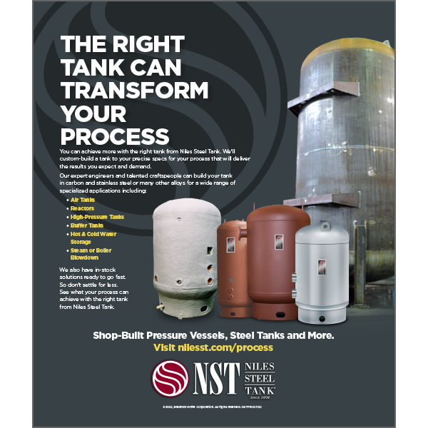 Current Advertising - Niles Steel Tank